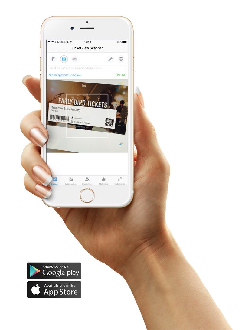 TicketView.nl | online ticketsysteem, gratis voor organisatoren.